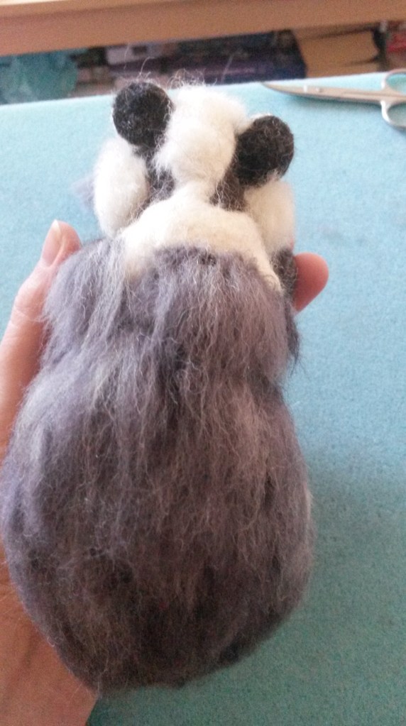 How to needle felt long animal fur | Fit to be loved