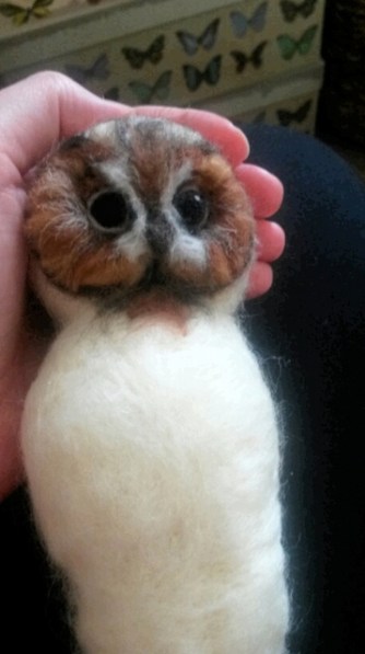 Needle felting a Tawny Owl – photo tutorial | Fit to be loved