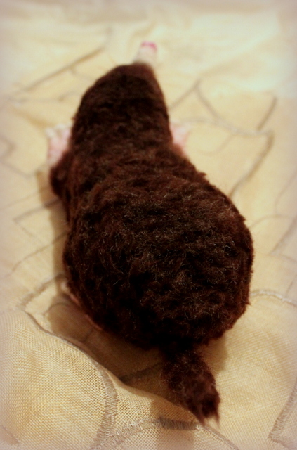 Needle felted Mole | Fit to be loved