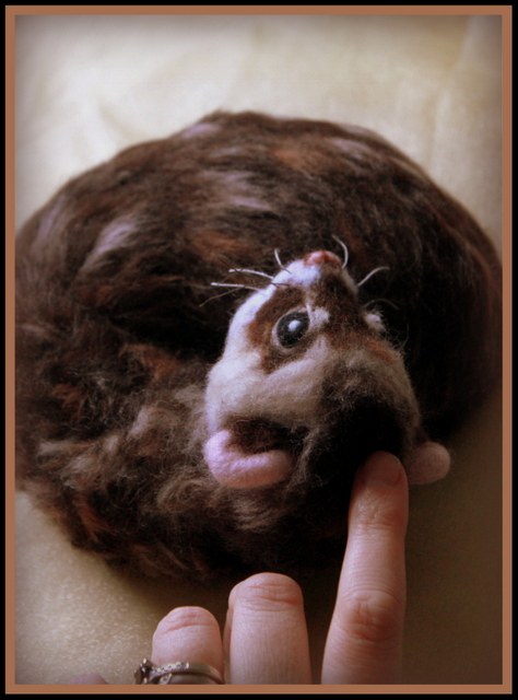 Needle felted ferret!! | Fit to be loved