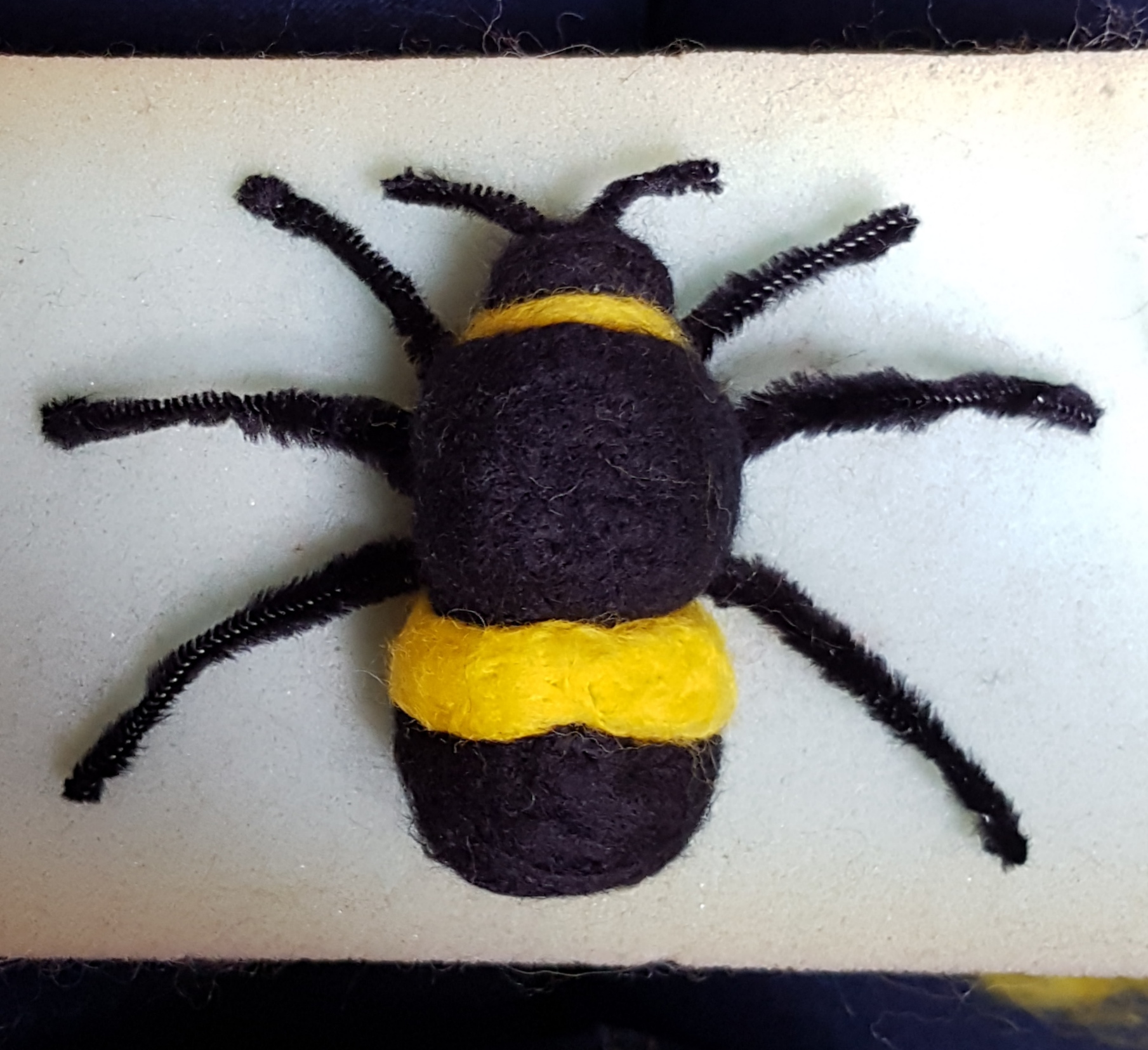 Needle felted bumble bee | Fit to be loved