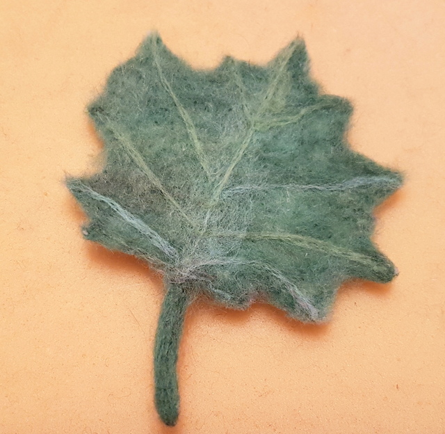 How to needle felt leaves | Fit to be loved