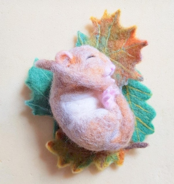How to needle felt leaves | Fit to be loved