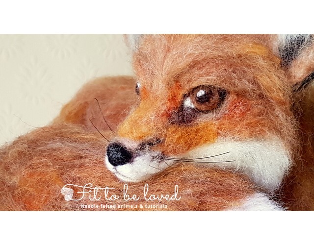 Needle felted Fox | Fit to be loved