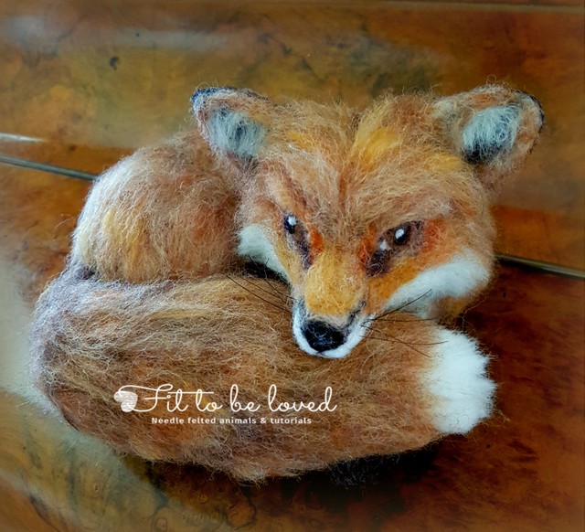 Needle felted Fox | Fit to be loved