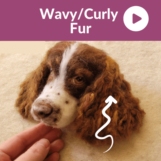 Needle Felted Animal Fur Techniques | Fit to be loved