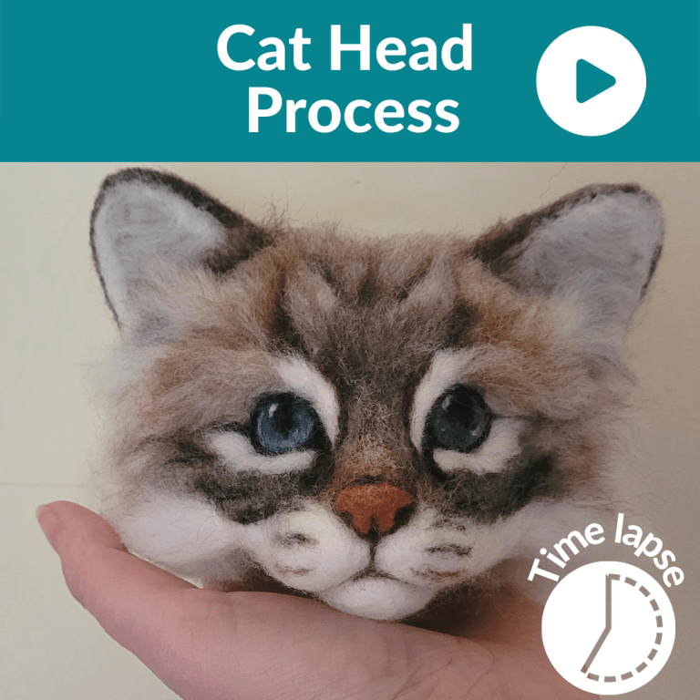 Needle Felted Cats | Fit to be loved